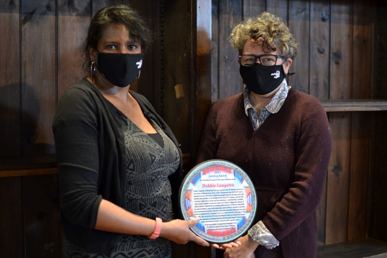 Service Award Presented to Debbie Langston | PEIACSW